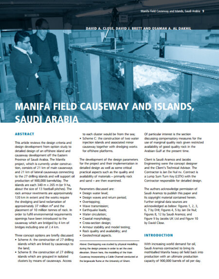 Article: Manifa Field Causeway and Islands, Saudi Arabia.