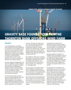 Article: Gravity Base Foundations for the Thornton Bank Offshore Wind...