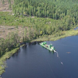 Grab or clamshell dredgers are very commonly used, rather simple and ...