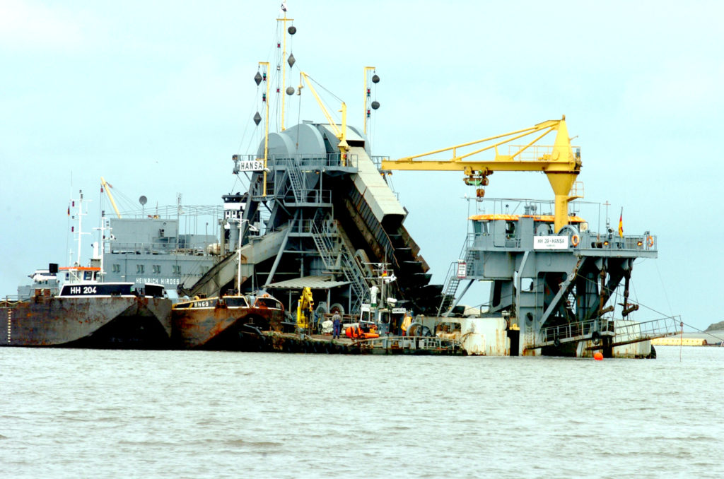 Bucket-ladder dredgers - A bucket ladder dredger has a series of ...