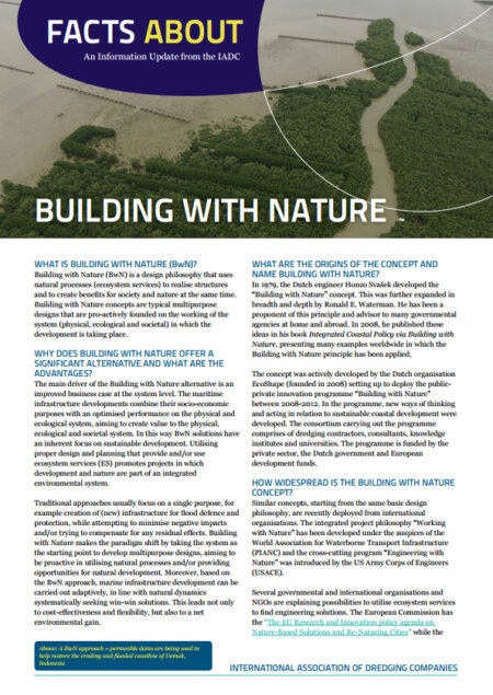 Facts About: Building with Nature - Describes an approach to planning ...