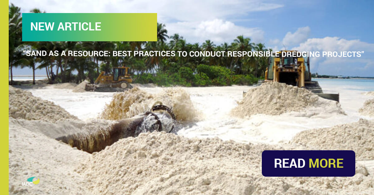 Sand as a resource: Best practices to conduct responsible dredging ...